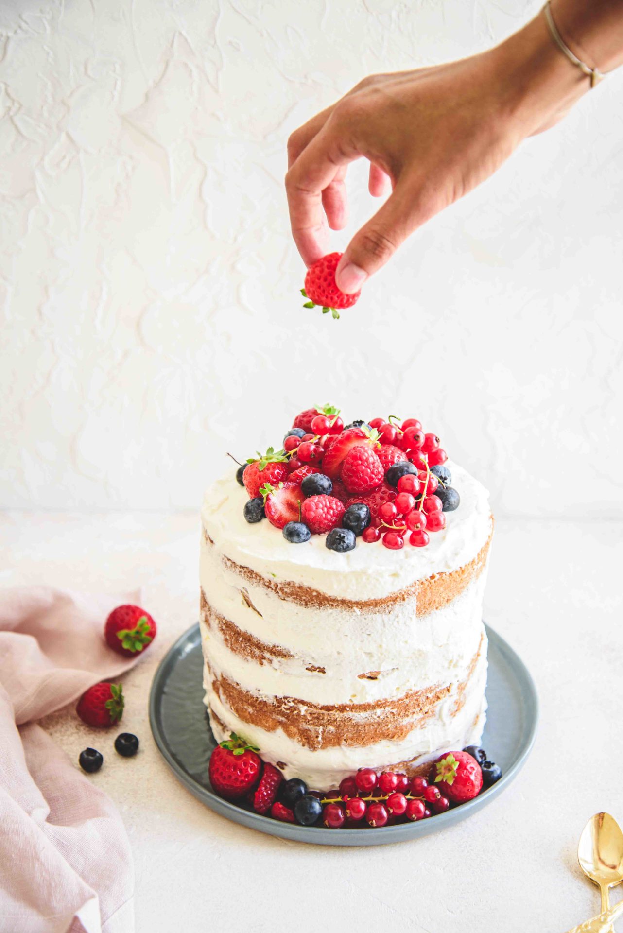 Layer Cake citron fruits rouges | Ma Jolie Food